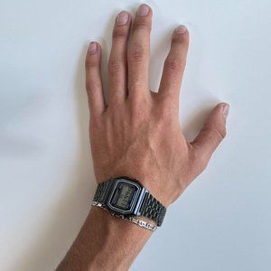 Accessories | Y2k 200s Vintage Retro Style Black Stainless Steel ...